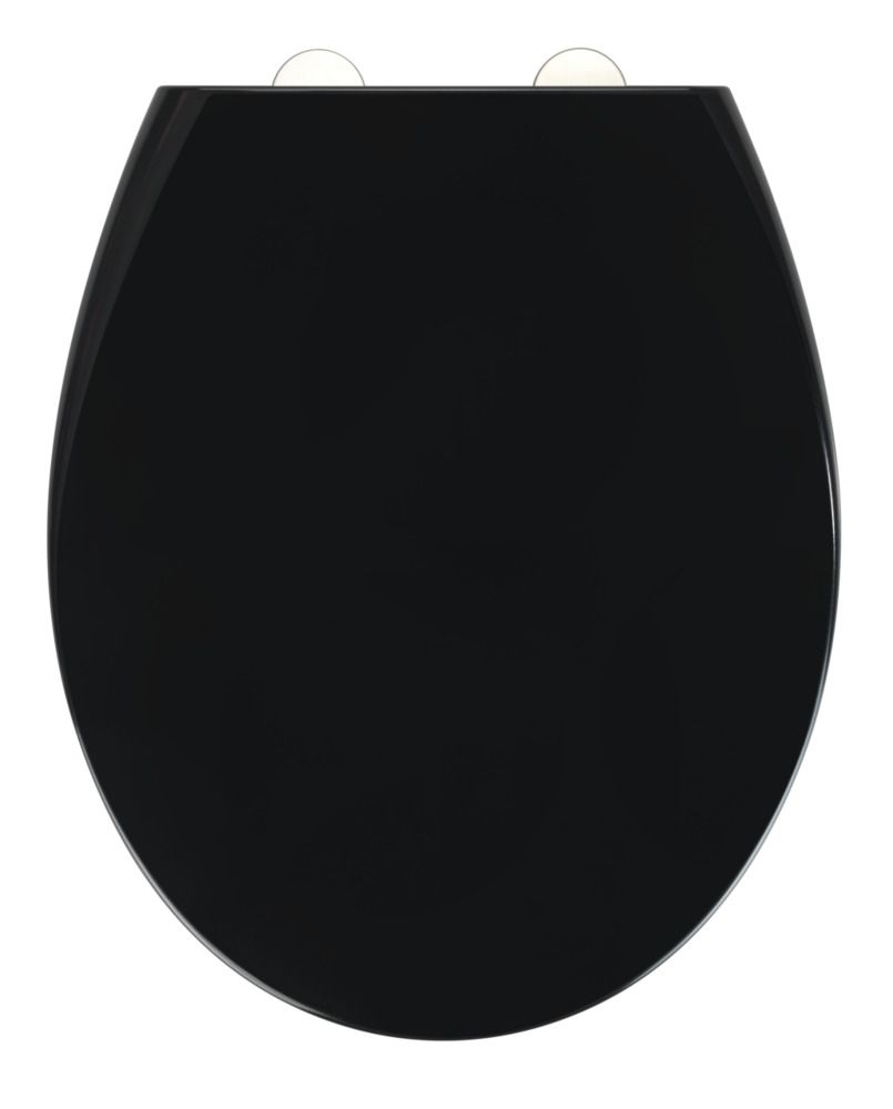 Wenko VORNO Neo schwarz WC-Sitz mit Absenkautomatik 25690100